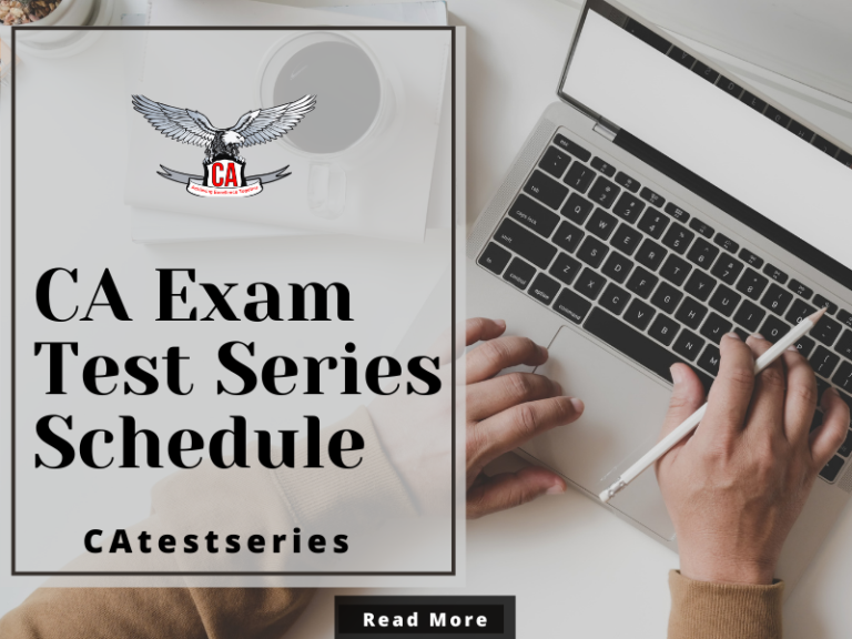 CA Exam Test Series Schedule - CA Exam Test Series May 2023 | Best ...